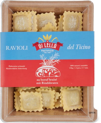 Di Lella Ticino Roast Beef Ravioli | Migros Balexert | Smood