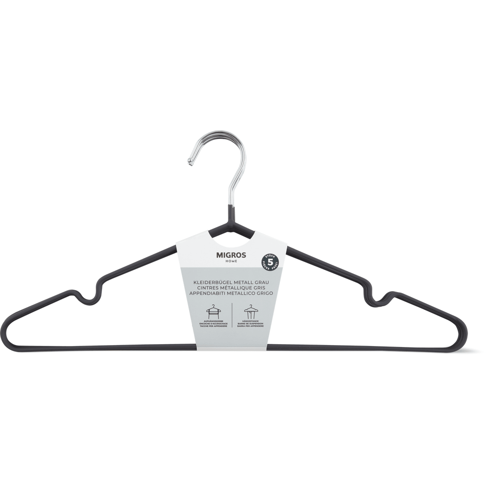 Migros Home · Kleiderbügel · grau • Migros
