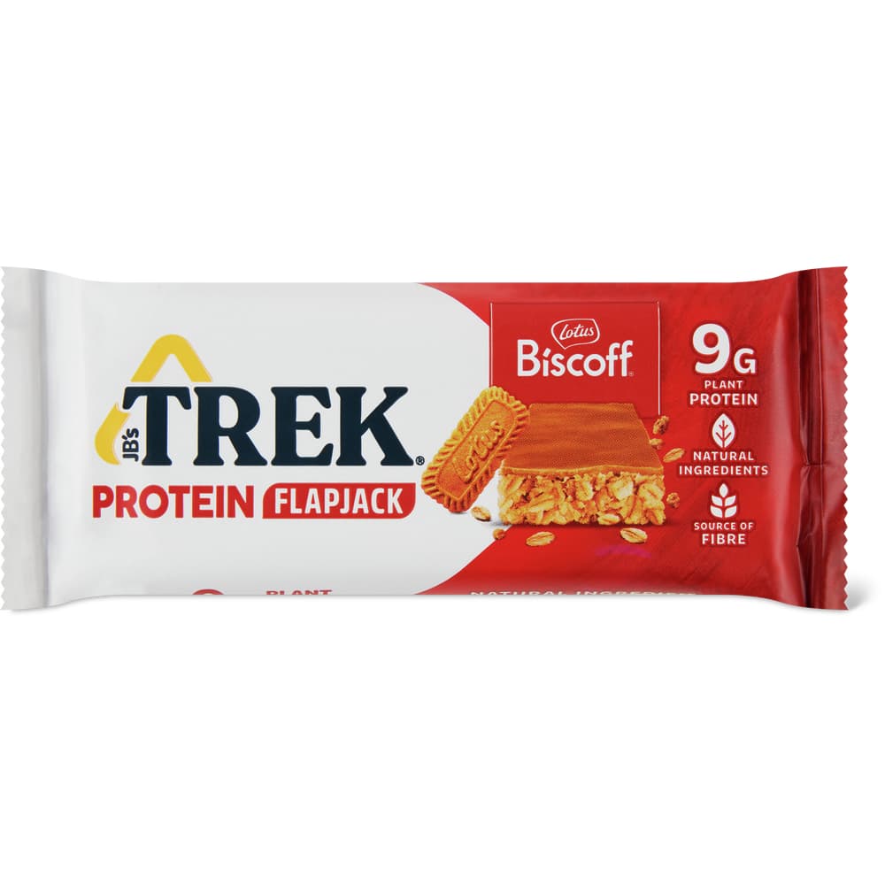 Trek · Protein Flapjack · Biscoff • Migros