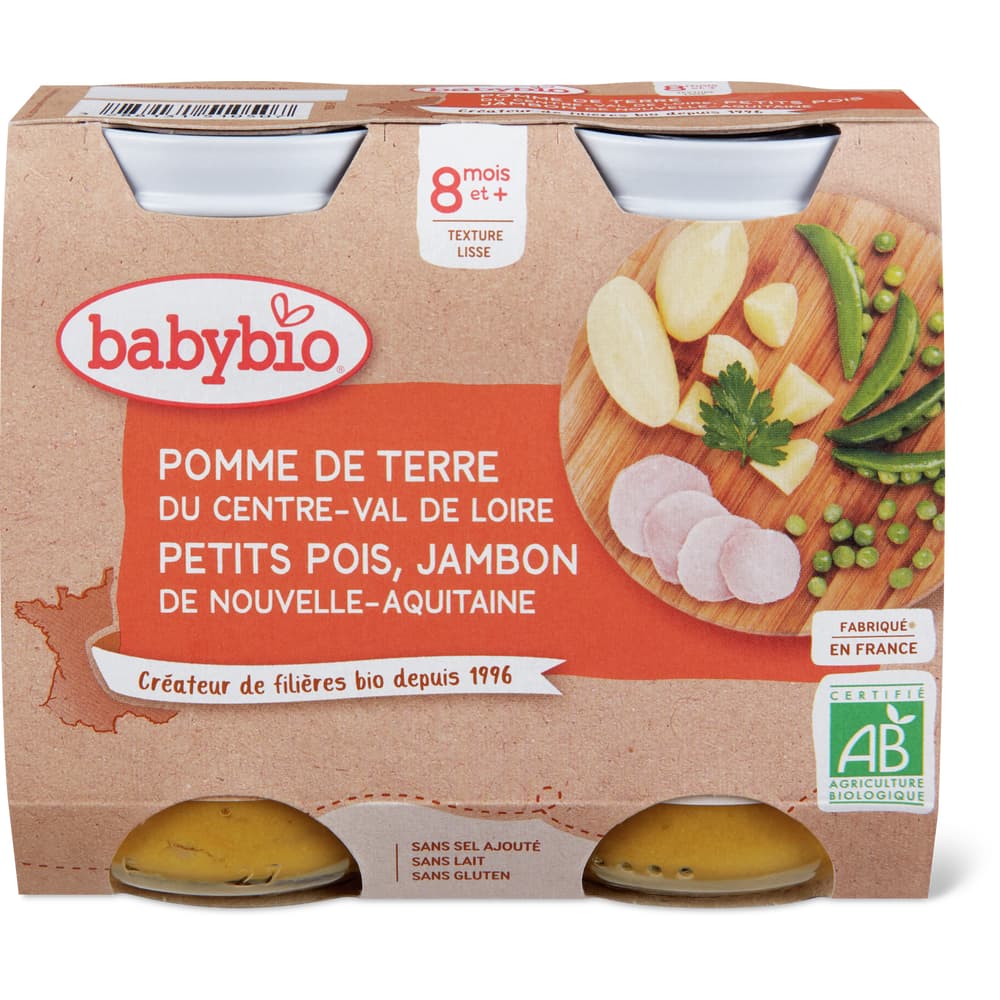 babybio · Babybio Kartoffel Erbsen Schinken 200g • Migros Online