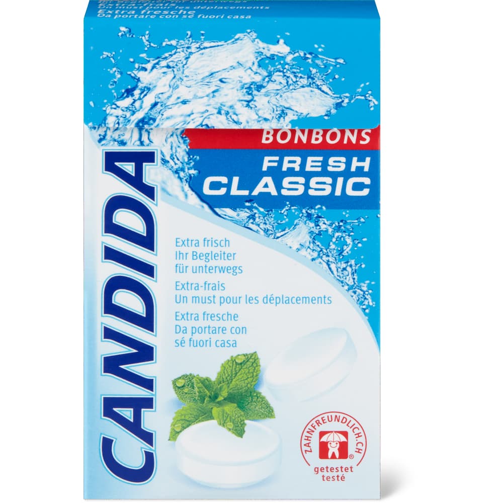 Candida Fresh Classic · Candy · Sugar-free, with sweeteners • Migros