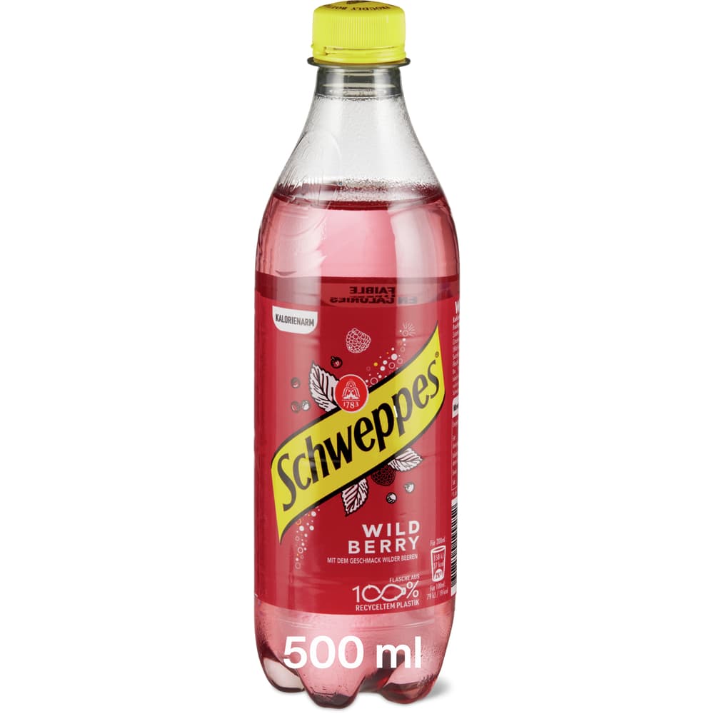 Schweppes · Wild Berry · Low-Calorie • Migros
