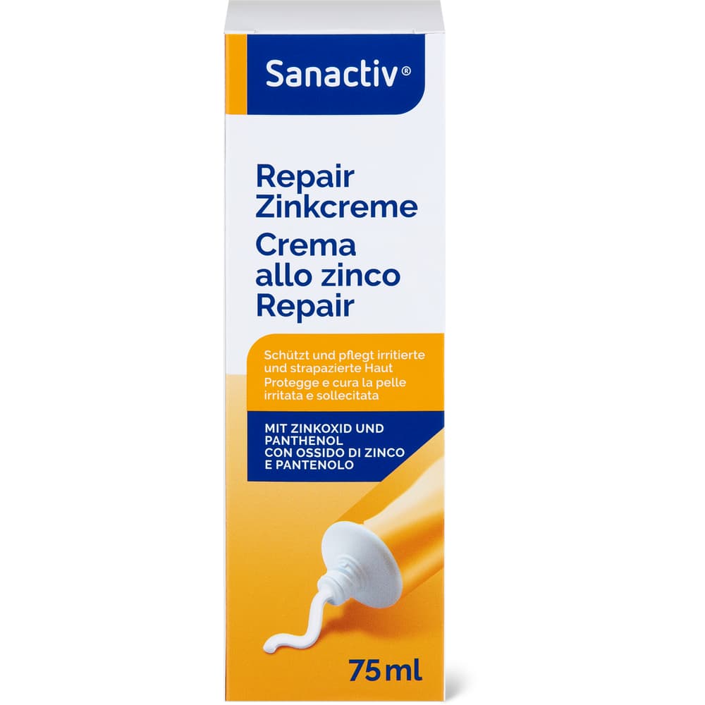 Sanactiv · Zinc cream · unscented • Migros