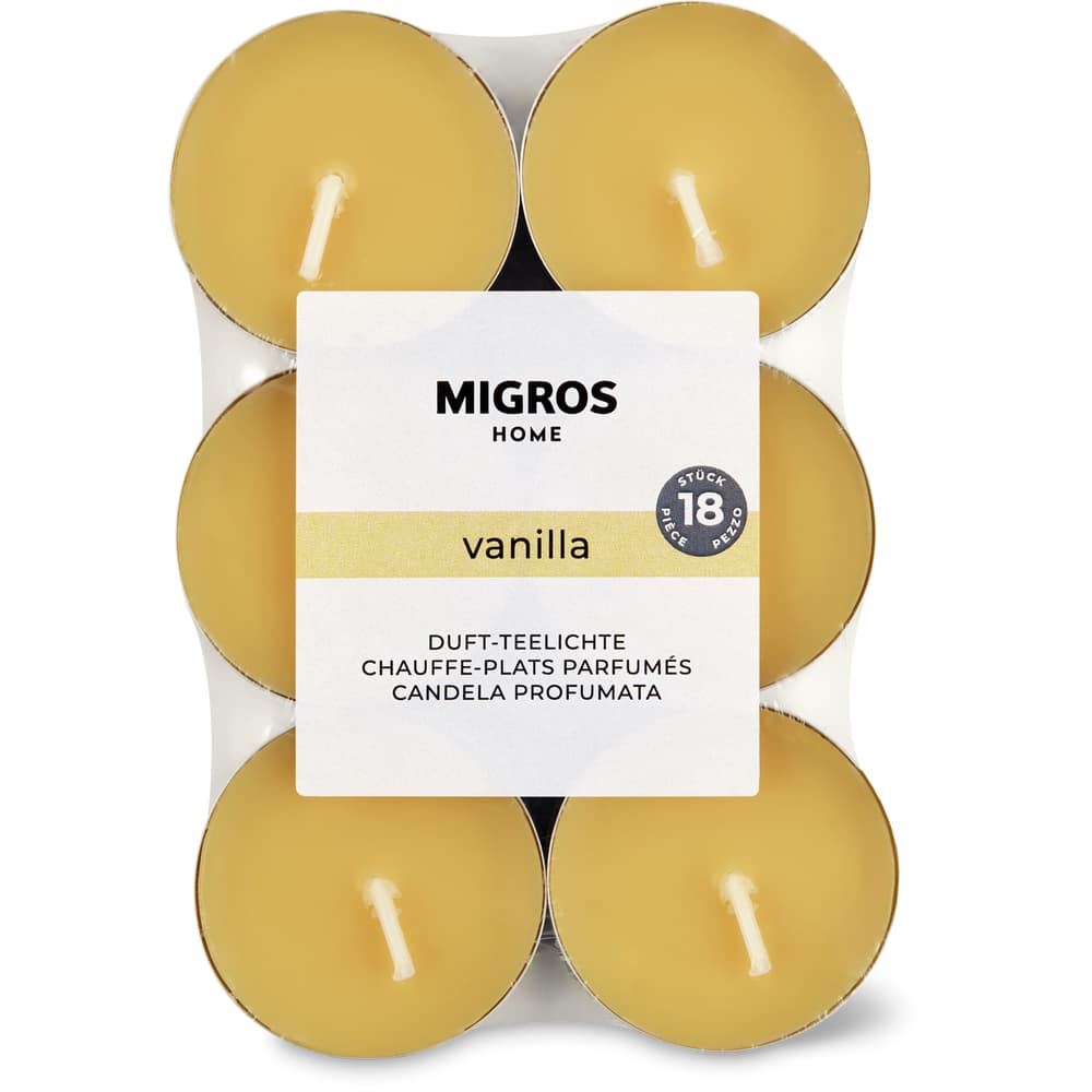 MIGROS HOME · Duft-Teelichte 18 Stk. • Migros