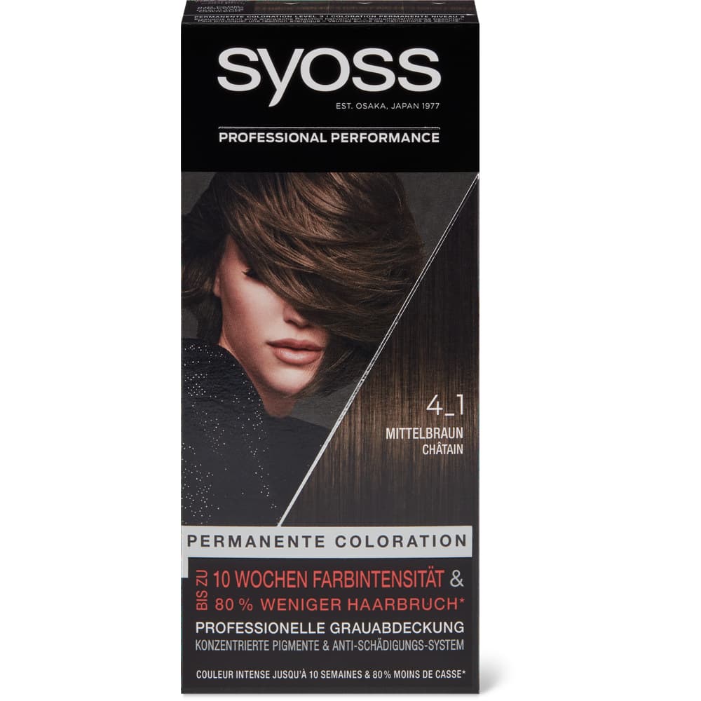 Syoss · Dauerhafte Haarfarbe · 4_1 Mittelbraun • Migros