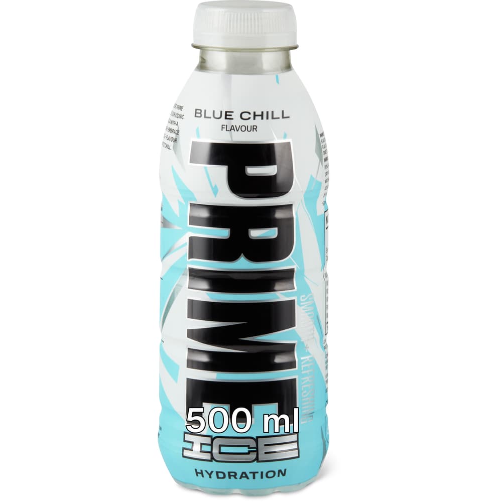 Prime · Hydratisierendes Getränk · Blue Chill Ice Hydration • Migros
