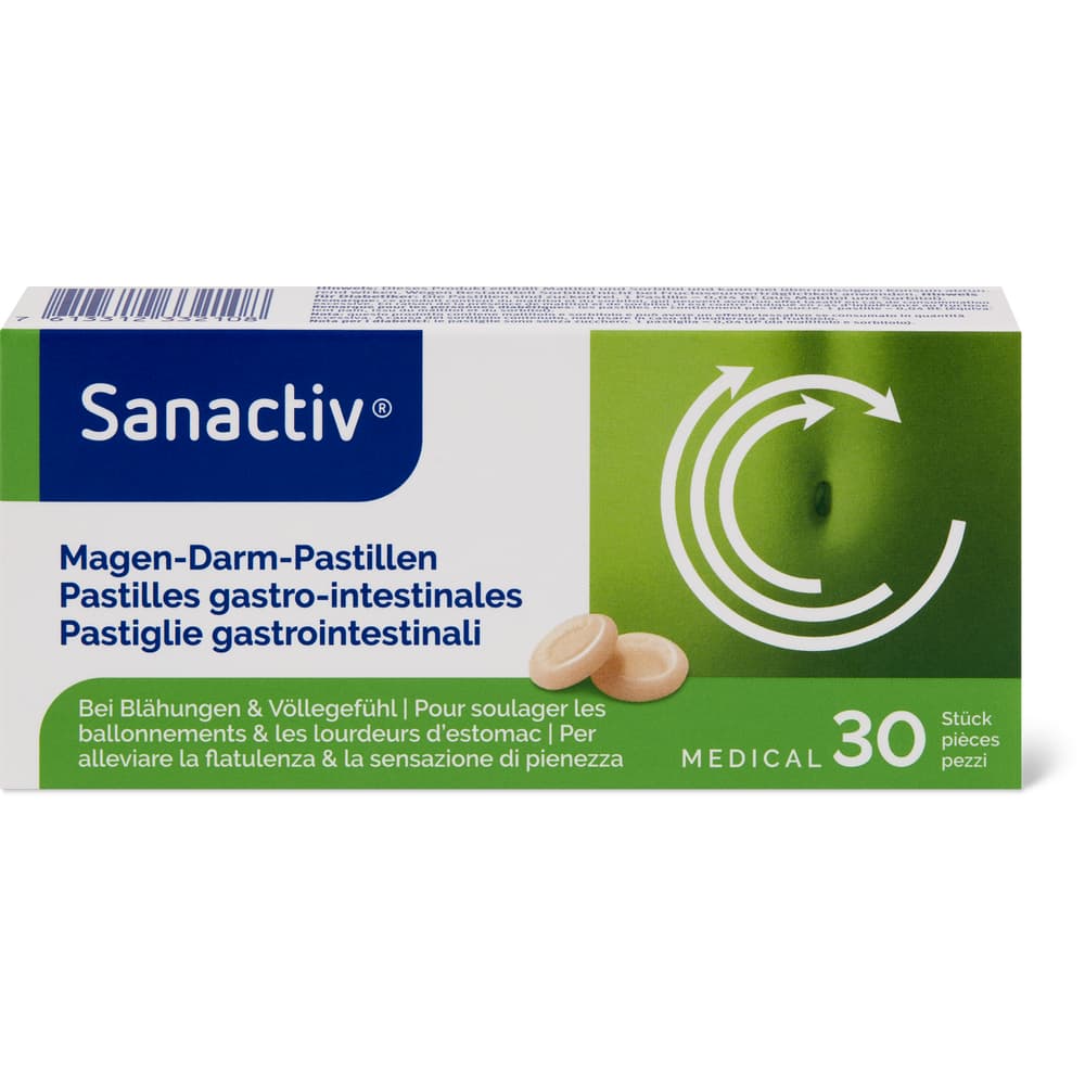 Sanactiv Medical · Pastilles gastro-intestinales · En cas de ...
