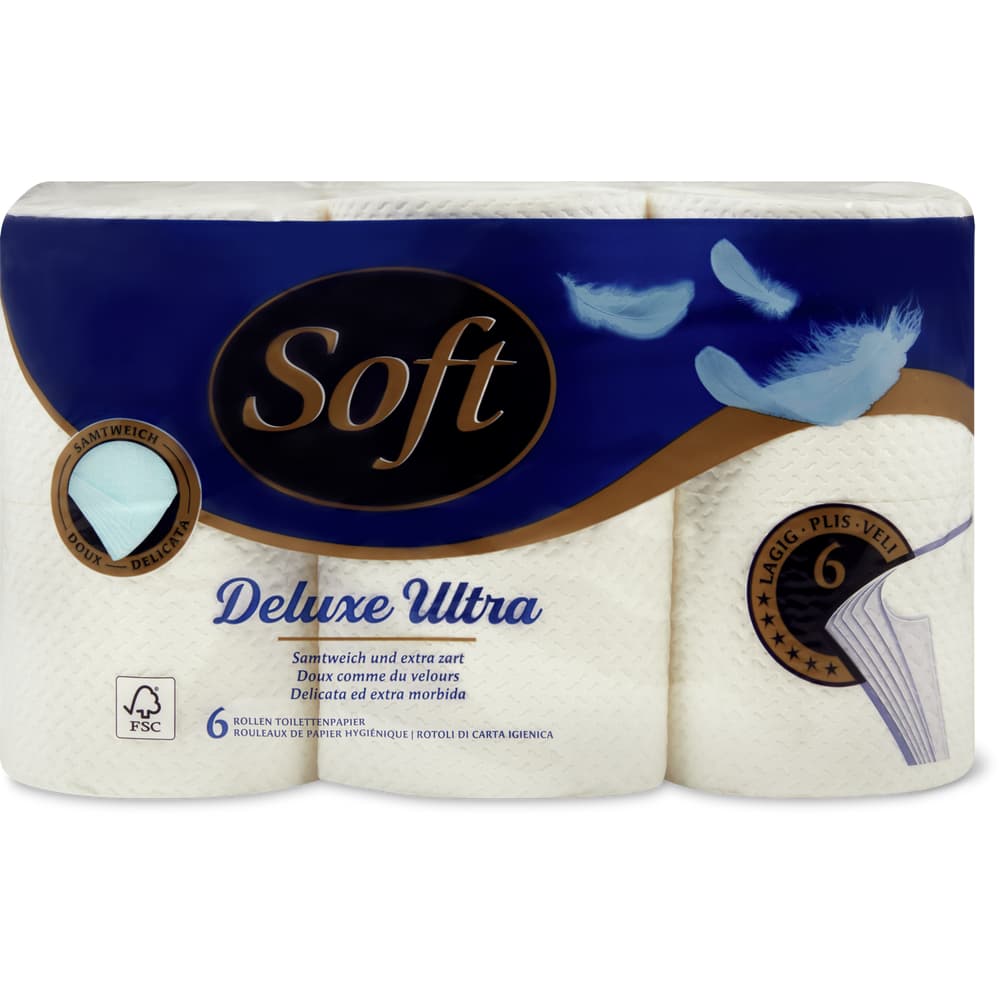 Soft Deluxe Ultra · Toilettenpapier · 6 Lagig • Migros Online