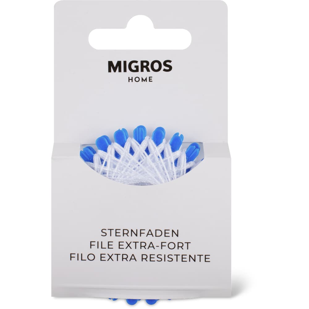 MIGROS HOME · Star-shaped thread spool, white • Migros