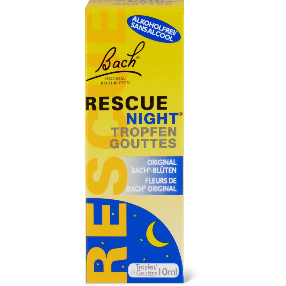 Rescue Night Drops 10ml without alcohol • Migros