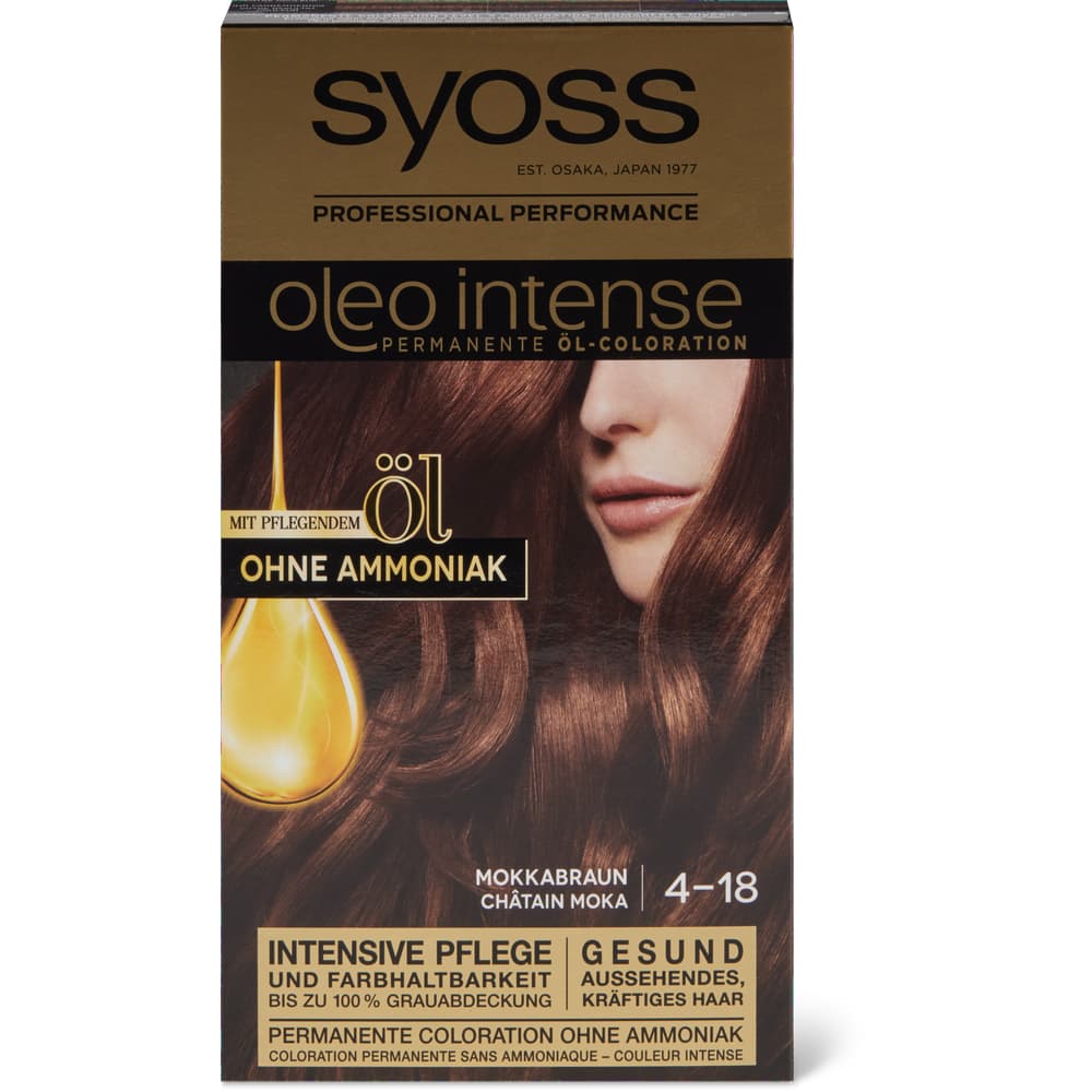 Oleo Intense · Syoss Oleo Intense 4-18 Mokkabraun • Migros