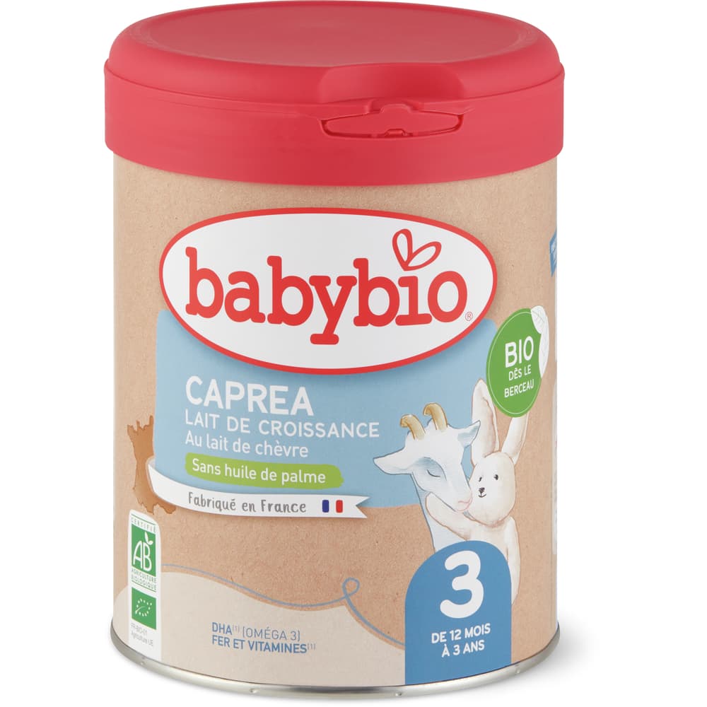 babybio · Lait de croissance Caprea 3 · Bio, de 10 mois à 3 ans , Sans ...