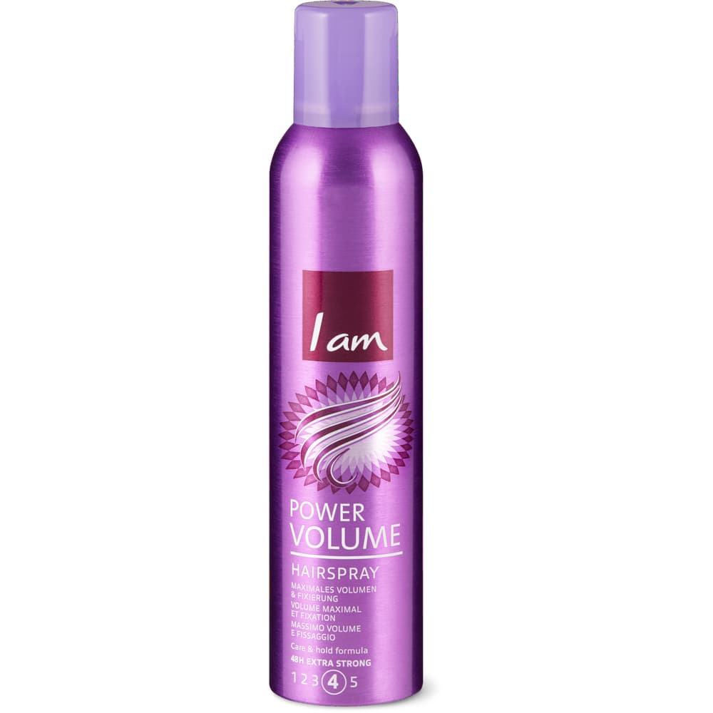 I am Power Volume · Haarspray · Halt 4/5 • Migros