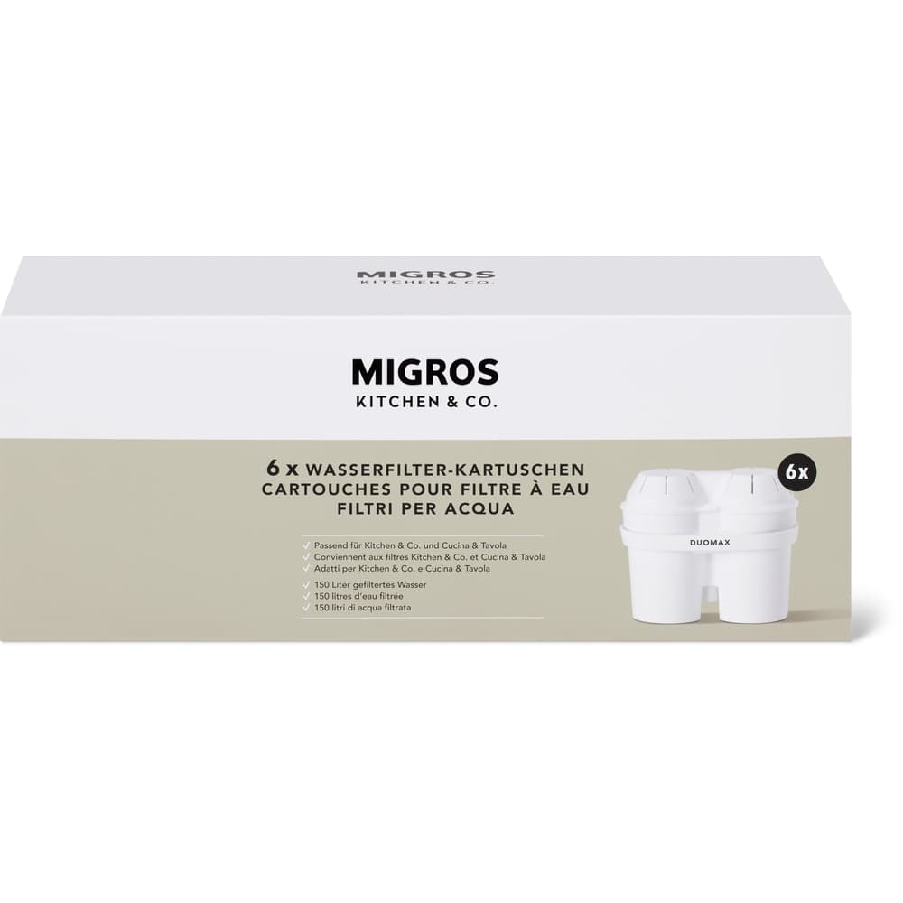 Migros Kitchen & Co. · Cartouche pour filtre à eau · Duomax • Migros Online