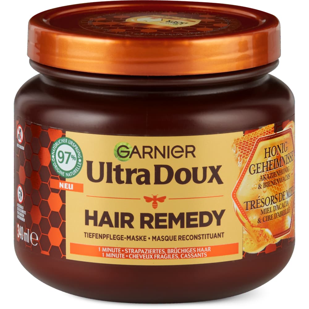 Garnier Ultra Doux Honig Geheimnisse · Hair mask · Fragile, breakable ...