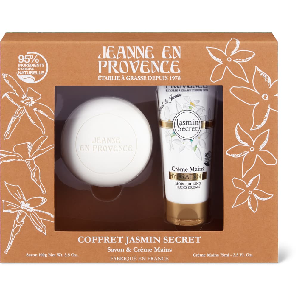 Jeanne en Provence Coffret jasmin secret savon & crème mains • Migros