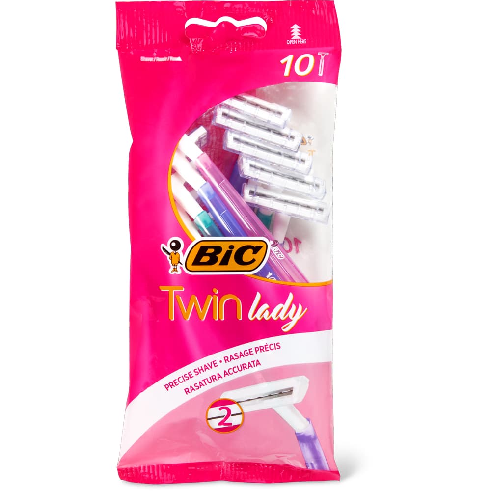 Bic Twin Lady · Rasoirs jetables · 2 lames • Migros Online