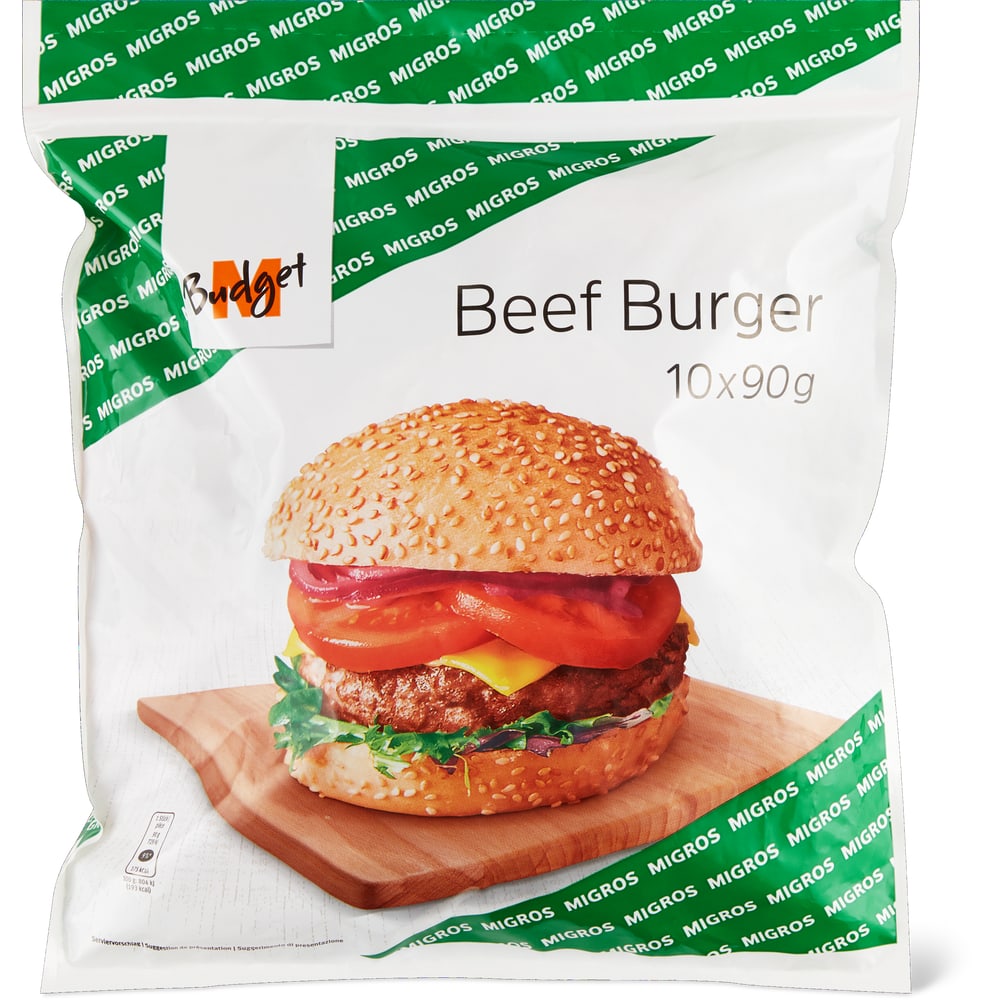 M-Budget · Burger · Beef • Migros