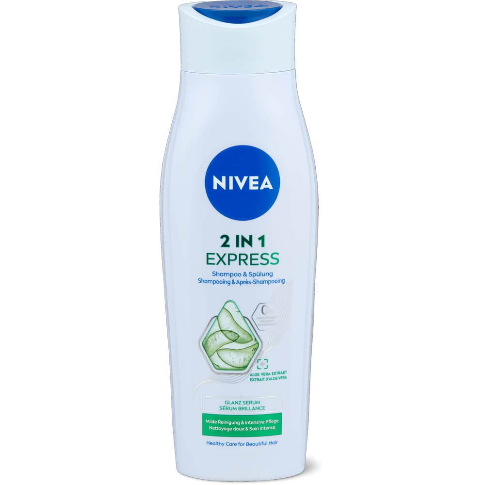 Nivea 2 in 1 Express · Shampoo 2 in 1 · All types of hair • Migros