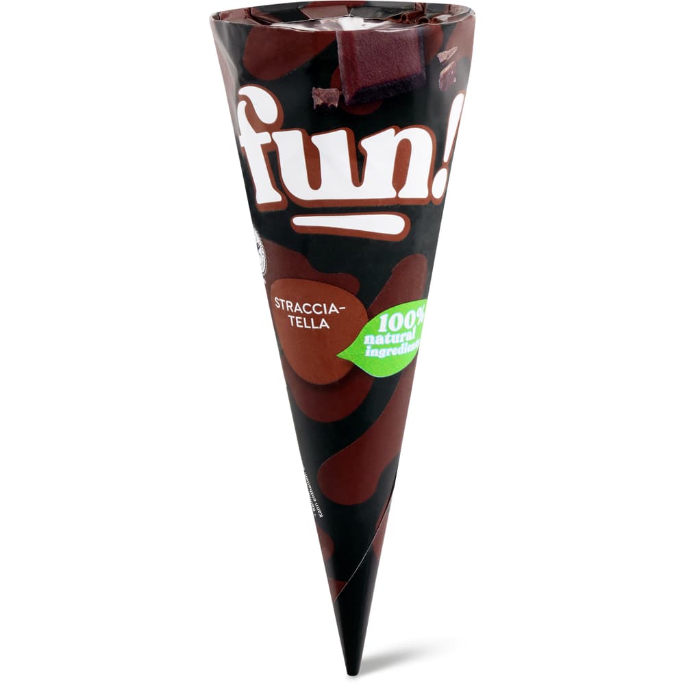 Fun · Cones · Stracciatella • Migros
