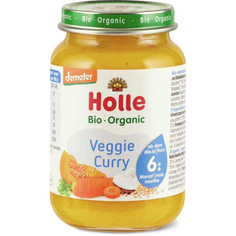 Holle · Veggie Curry Porridge · Demeter, Bio, From 5 Months • Migros