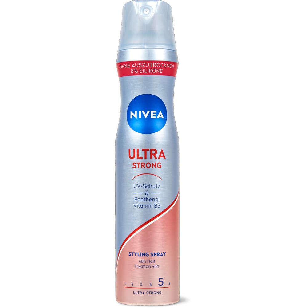 Nivea Ultra Strong · Hairspray · Hold 5/6 • Migros
