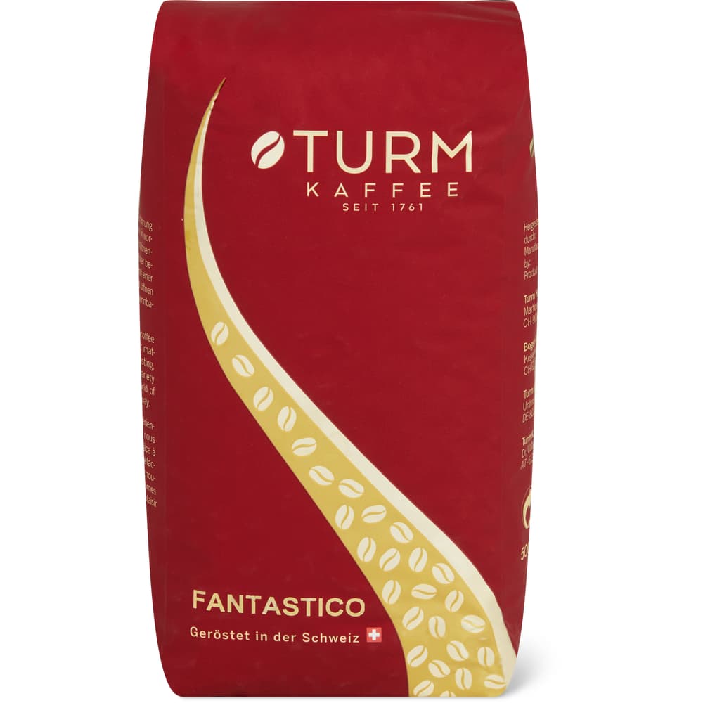Turm Kaffee · Coffee Beans · Fantastico • Migros