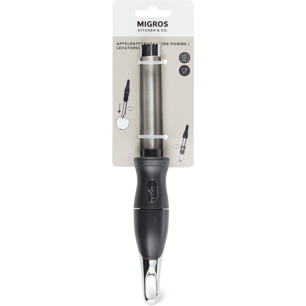 Migros Kitchen & Co. · Levatorsoli per mele · nero, acciaio inox, 23 cm ...