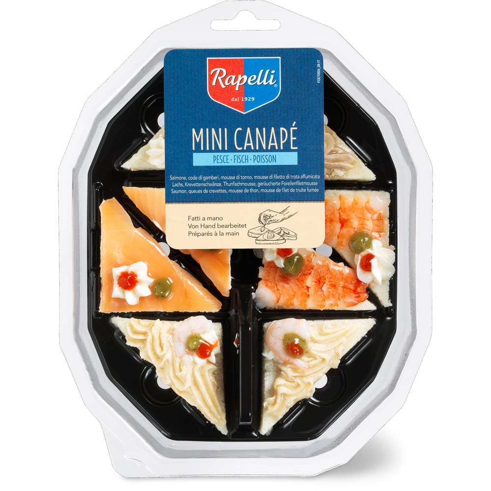 Rapelli · Mini Canapé Fisch · 8 Stück • Migros Online