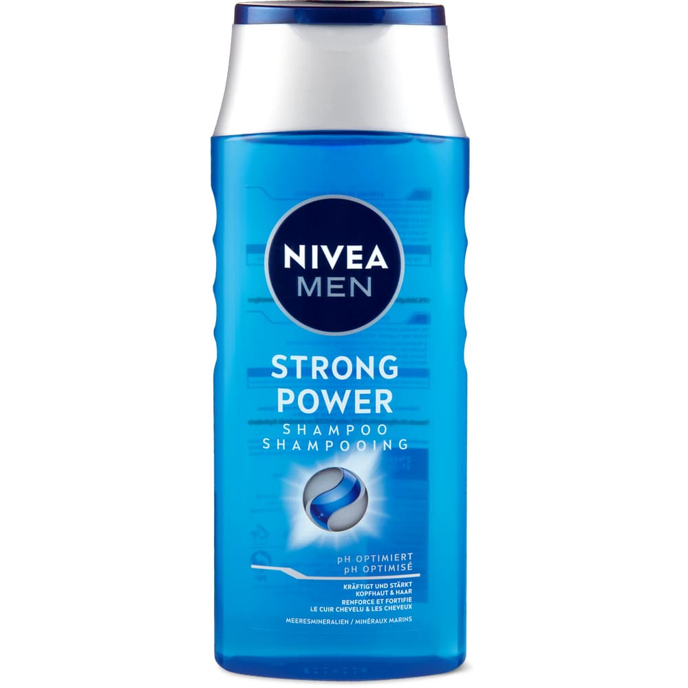 Nivea Men Strong Power · Shampoo · Normal hair • Migros
