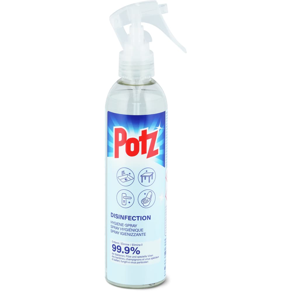 Potz · Spray cleaning disinfectant • Migros