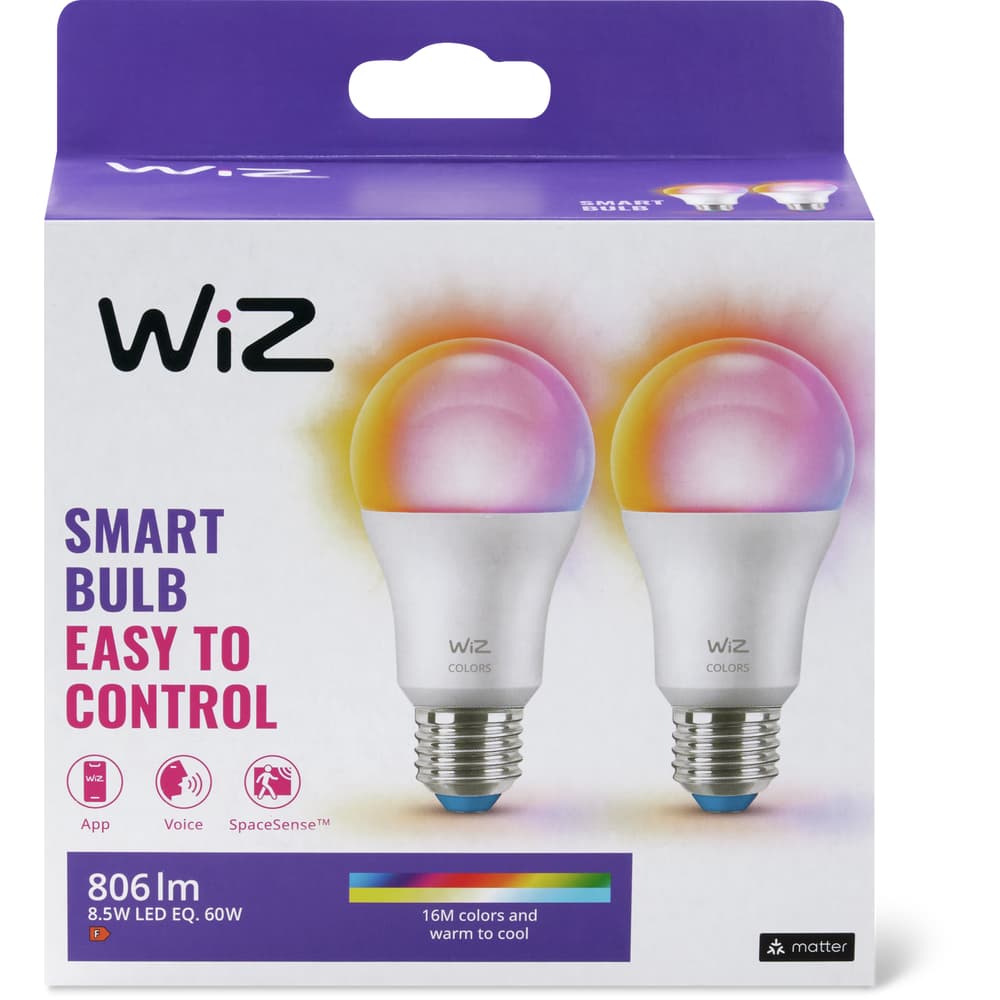 WiZ · WIZ LED RGB 60W DUO • Migros