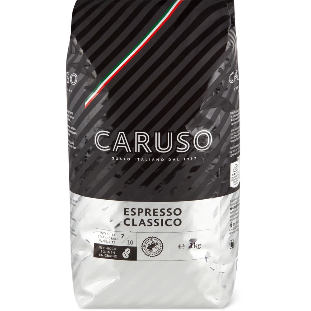 Caruso · Coffee beans · Espresso Classico • Migros