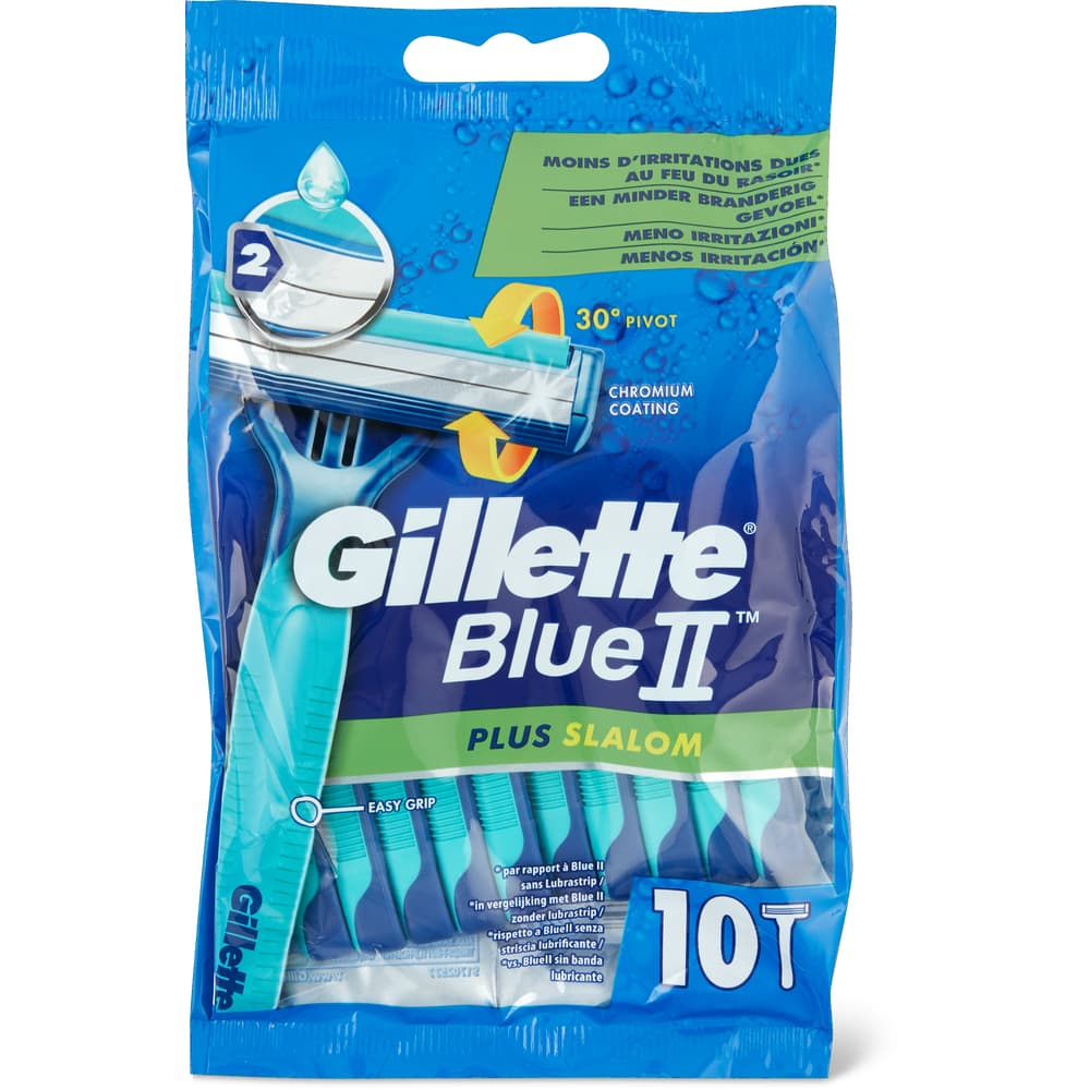 Gillette Blue 2 Plus Slalom · Disposable razors · 2 blades • Migros