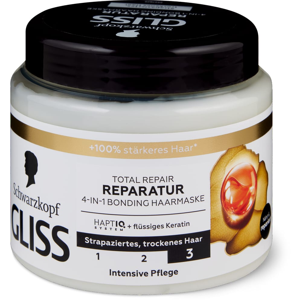 Schwarzkopf Gliss Total Repair · Hair mask · Dry and damaged hair • Migros