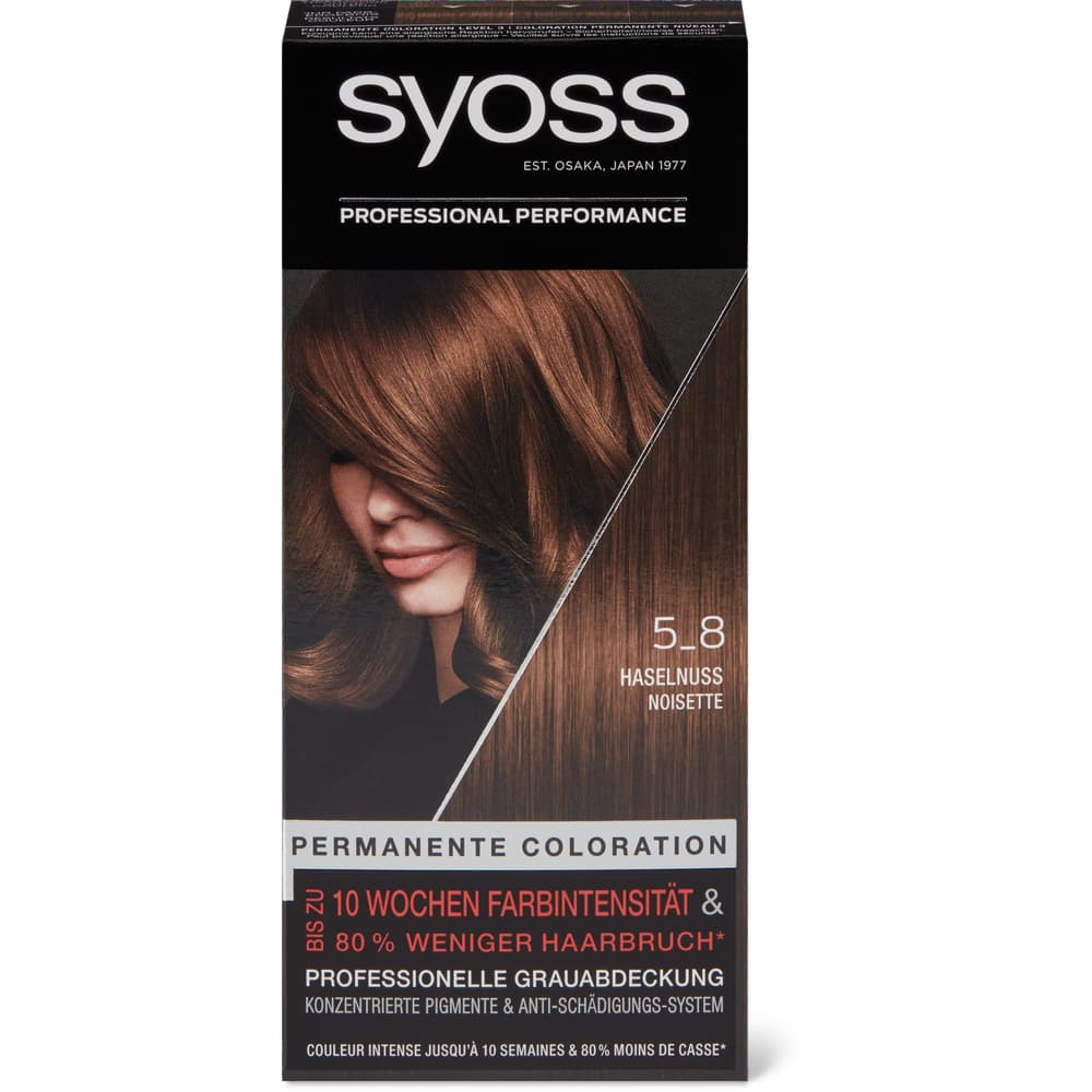 Syoss · Dauerhafte Haarfarbe · 5_8 Haselnuss • Migros