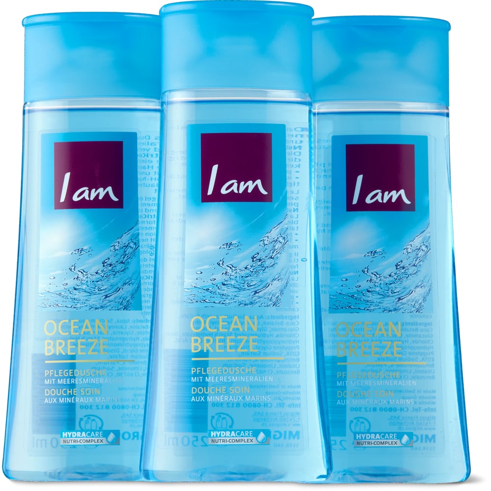 I am · Shower gel · Ocean Breeze • Migros Online