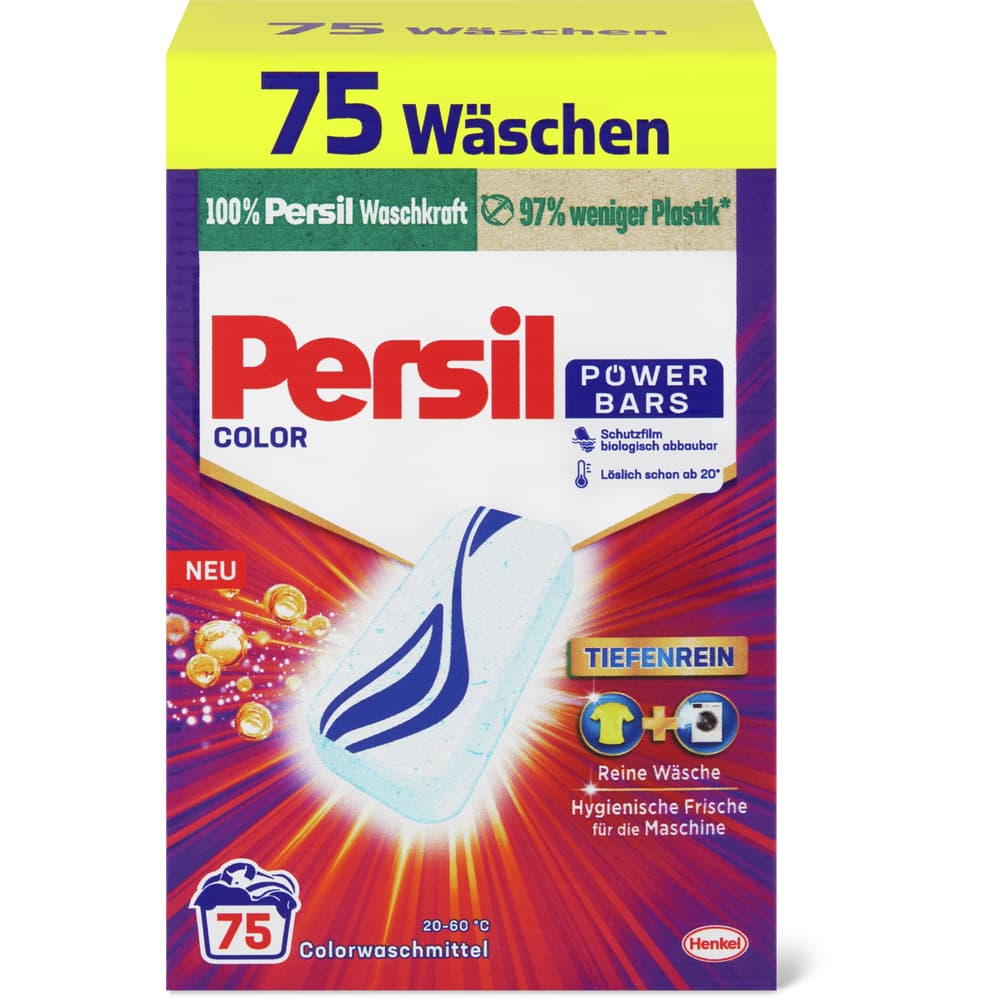 Persil Color · Waschmittel Tabs · 75 Waschgänge • Migros