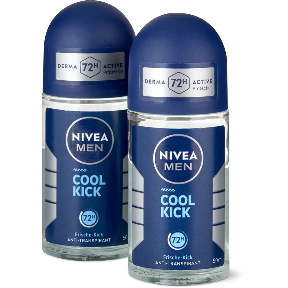 Nivea Men Cool Kick · Deodorant Roll-On · 48h • Migros Online
