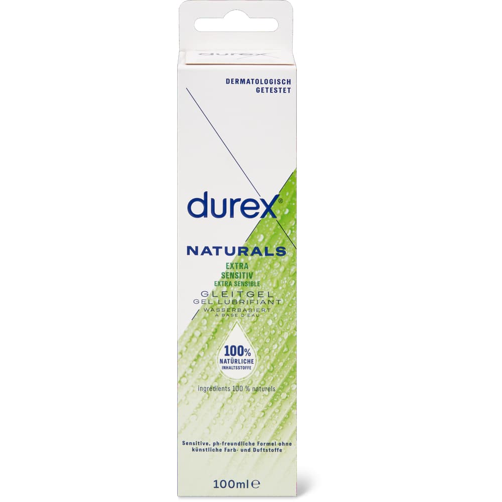 Durex · Gel lubrificante a base d'acqua · Naturals • Migros
