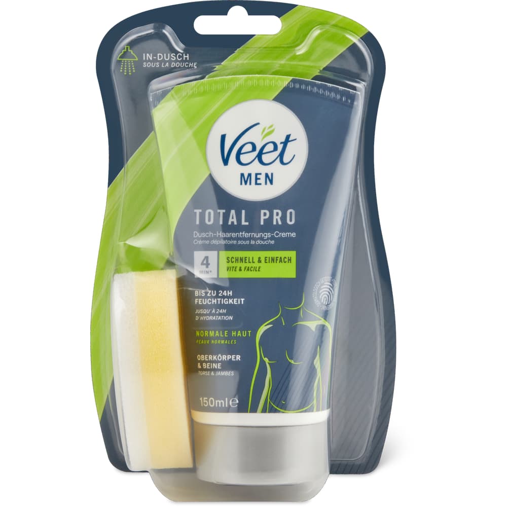 Veet Men · In-shower hair removal cream · Chest & legs • Migros Online