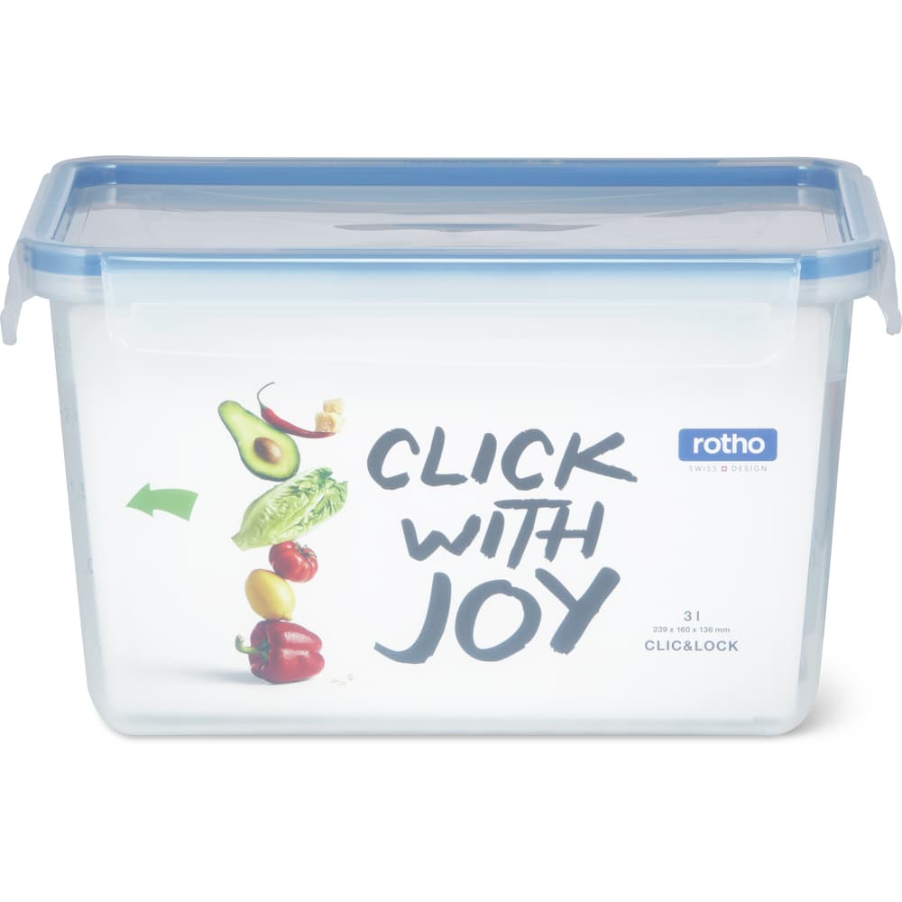 Rotho · Plastic Storage Box · 3l, Silicone • Migros