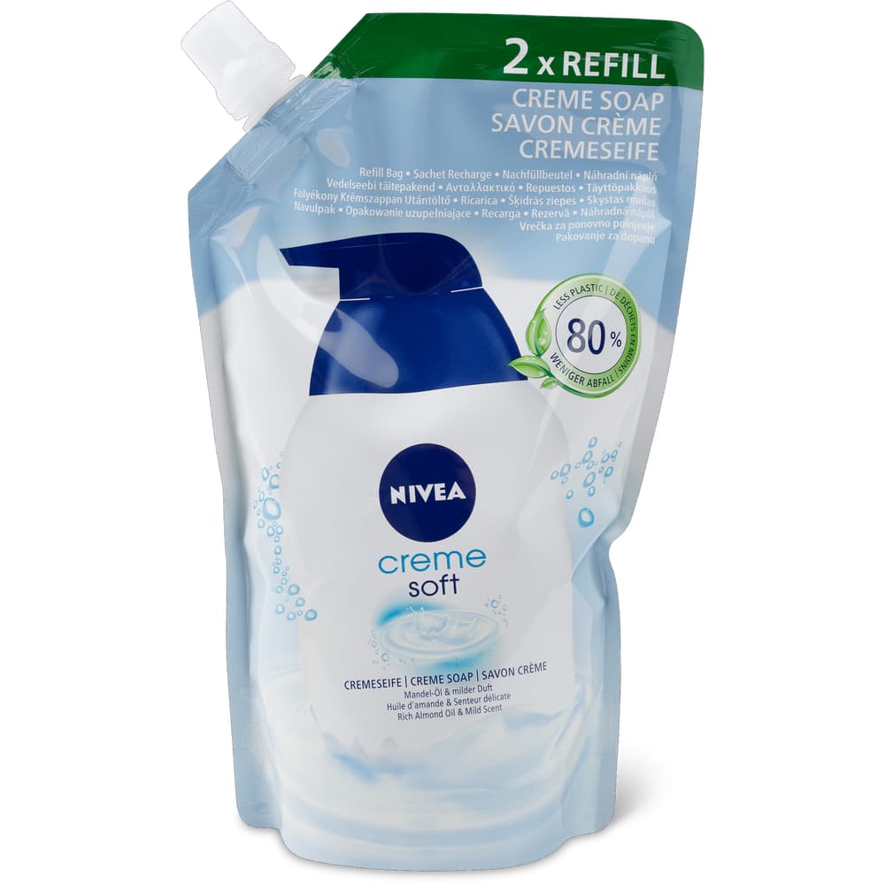 Nivea · Hand wash refill · Soft • Migros