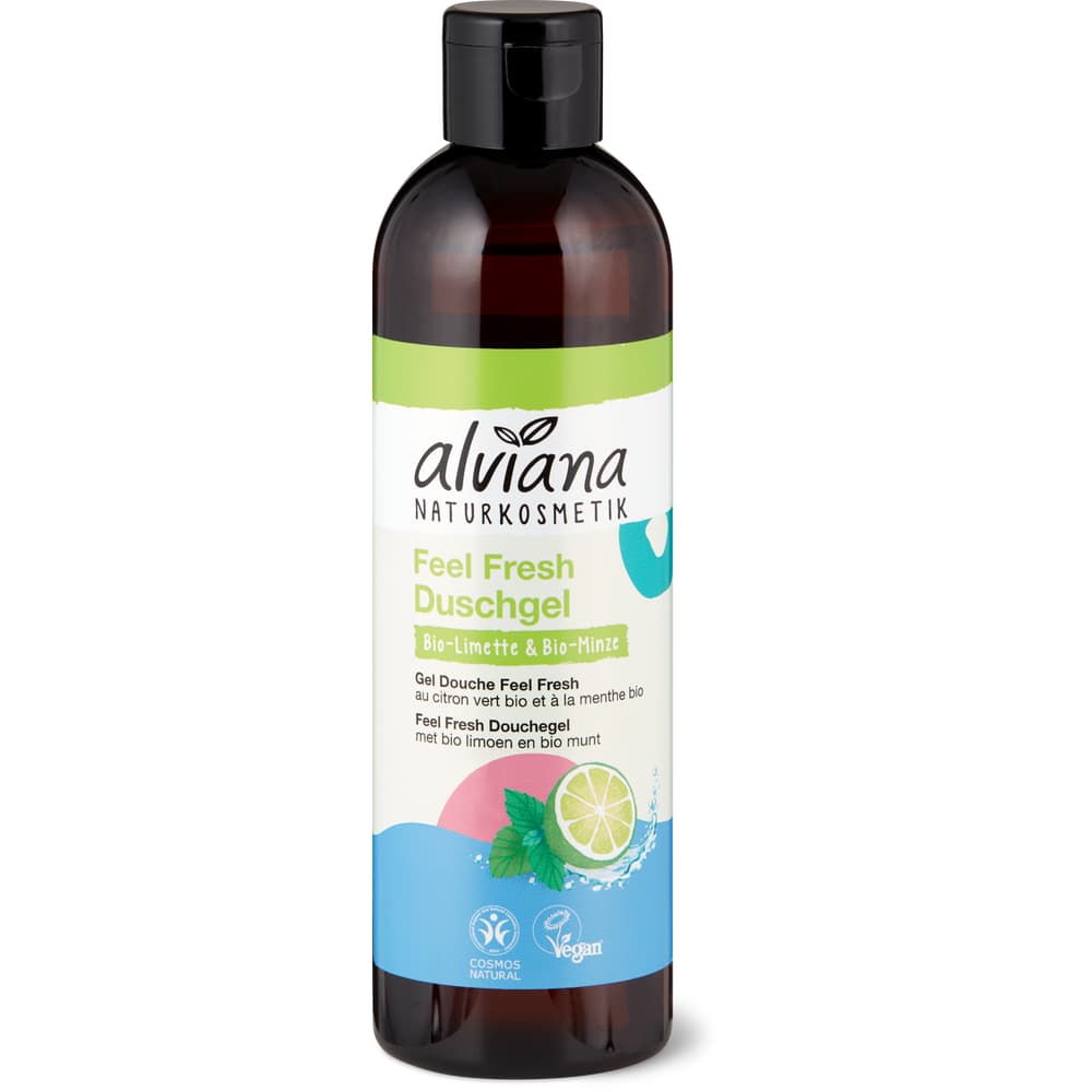 alviana Naturkosmetik · Duschgel · Bio Limette & Bio Minze • Migros Online
