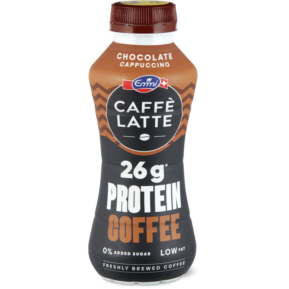 Emmi · Caffè Latte Protein · Schokolade Cappuccino • Migros Online