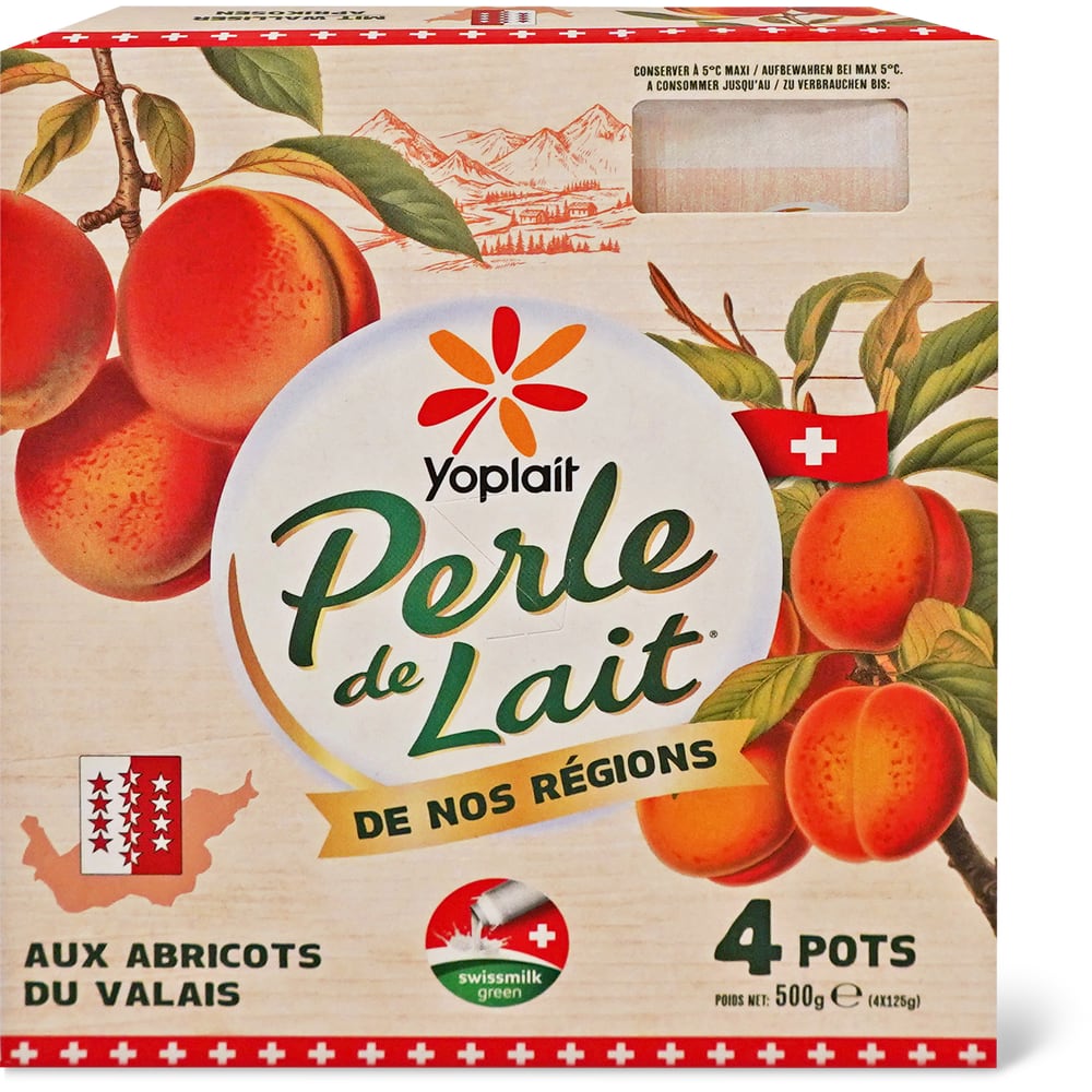 Yoplait Perle de Lait · Dairy speciality · Apricot • Migros