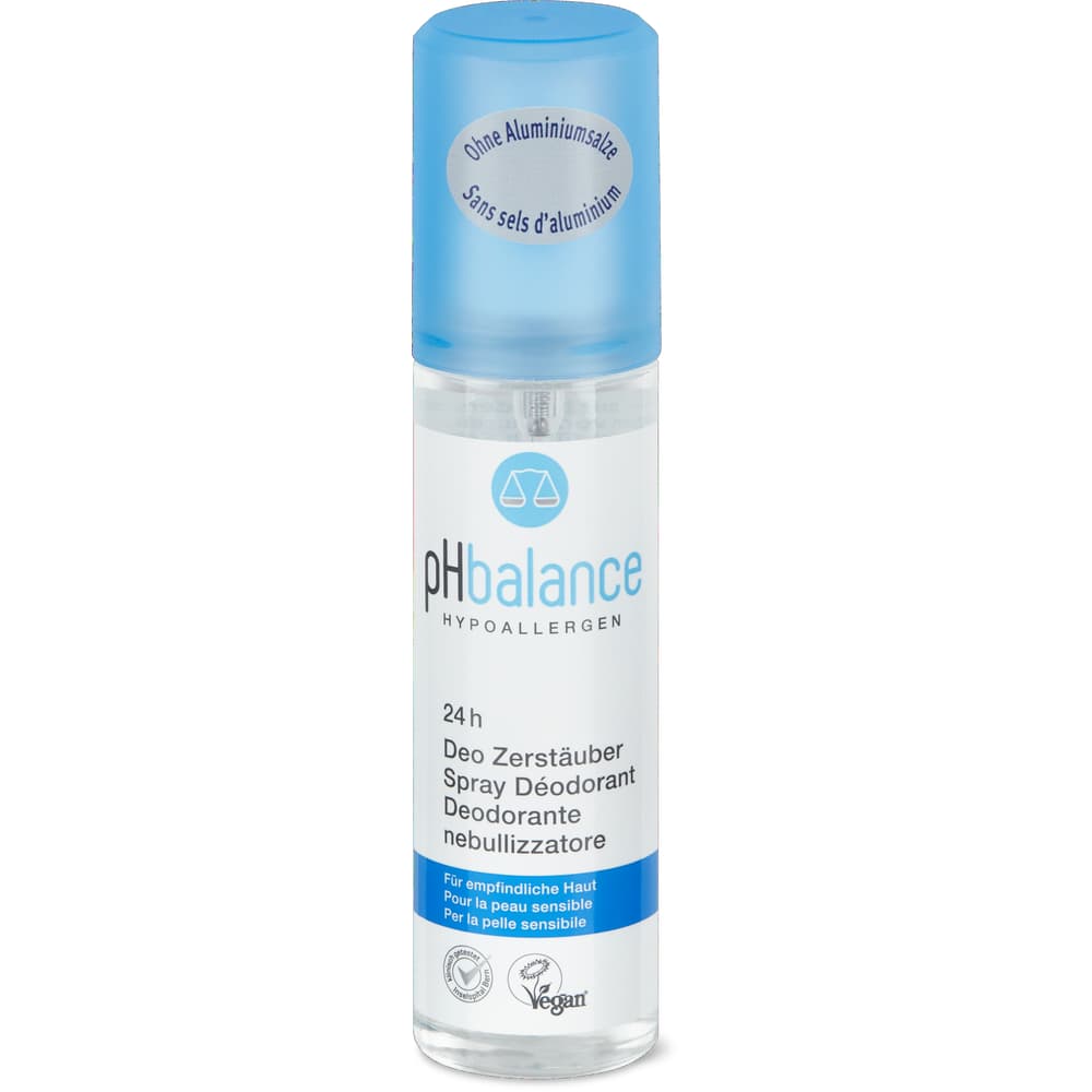 pH balance · pH balance Spray Déodorant • Migros