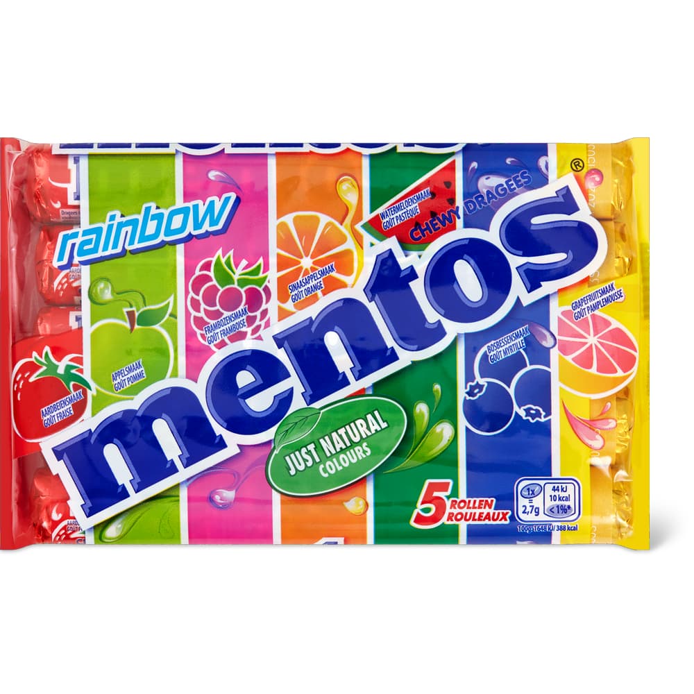 Mentos · Chewy Lozenges · Rainbow • Migros