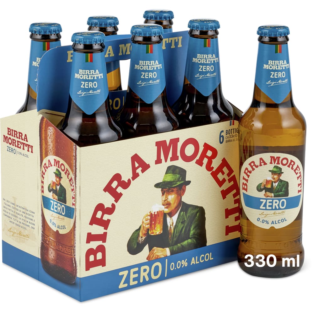 Birra Moretti Zero · Lagerbier · alkoholfrei • Migros Online