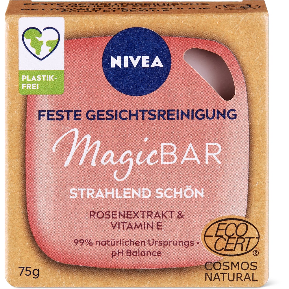 Nivea Magic Bar · Feste Gesichtsreinigung · Rosenextrakt & Vitamine E ...